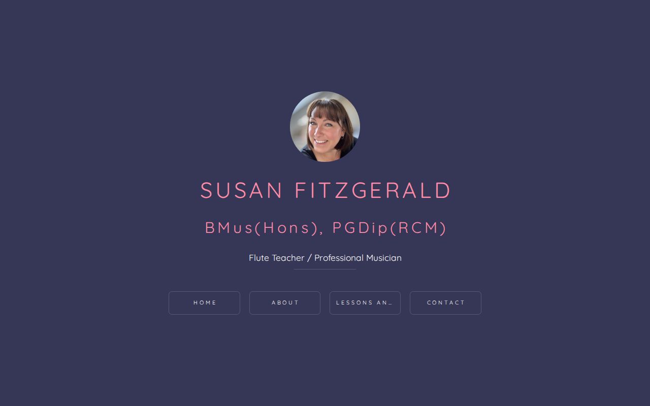 Susan FitzGerald Flute Teacher